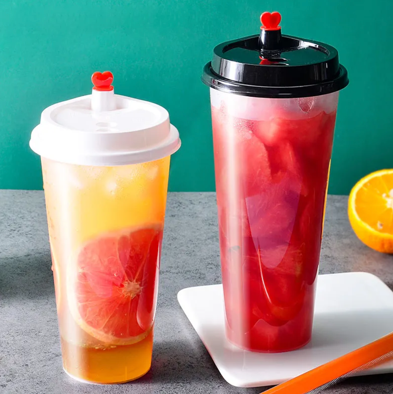 PP Reusable Round Sipper Cups – Eco Mitra